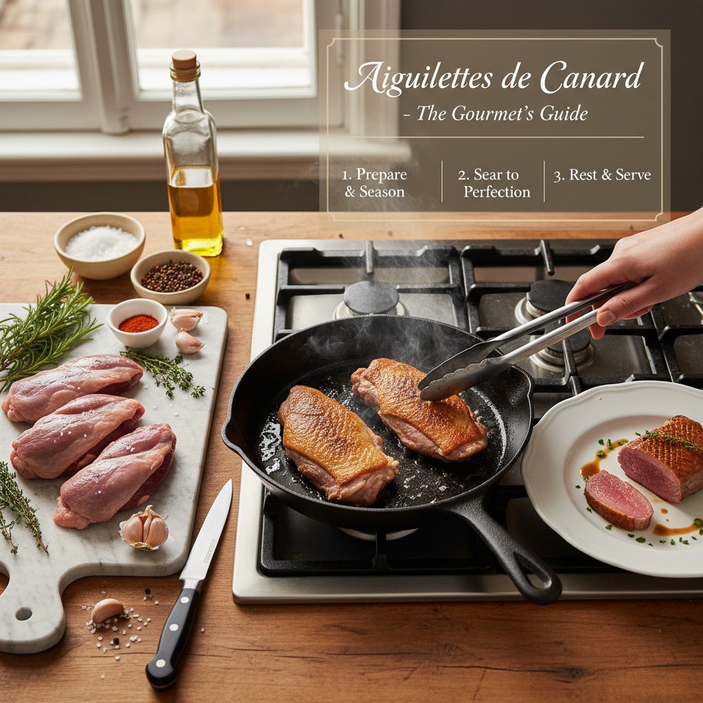 Maîtriser la Cuisson des Aiguillettes de Canard : Le Guide Essentiel
